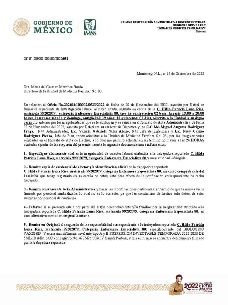 Oficio Juridico | PDF | Servicios públicos | Programas sociales