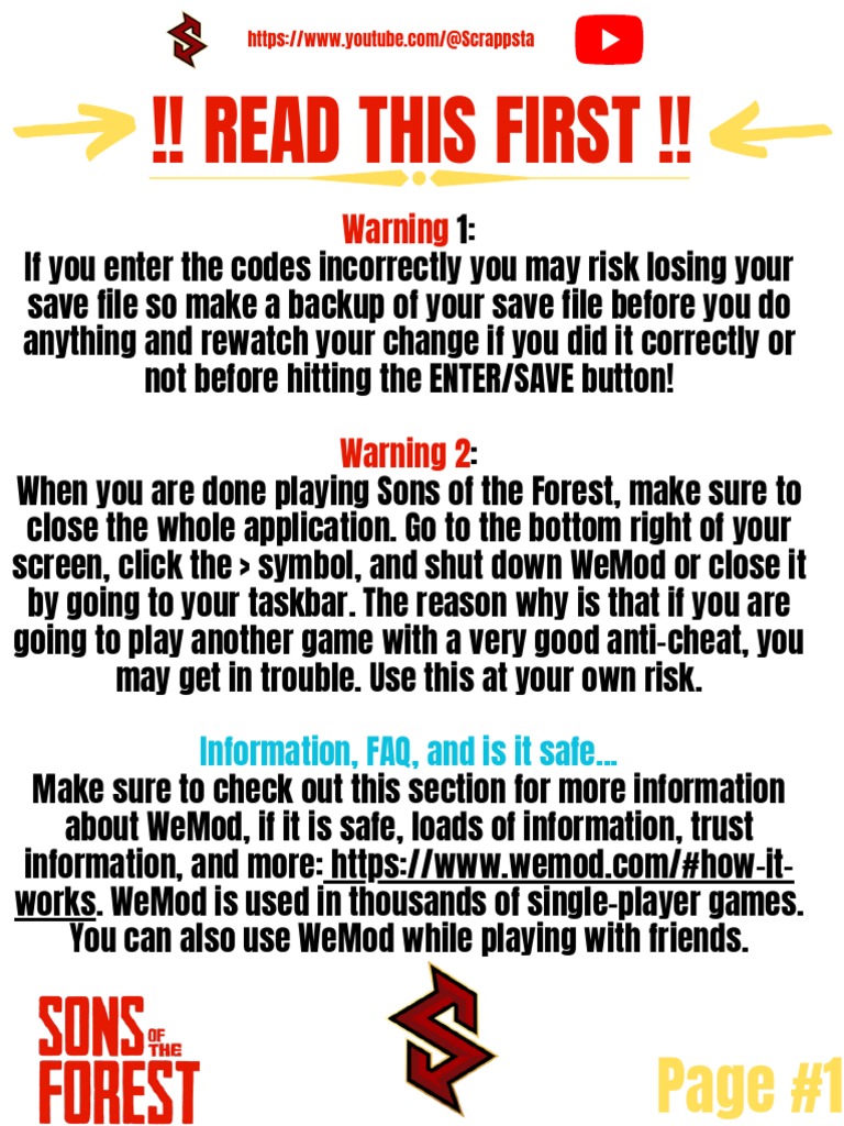 SoTF Item ID's & Command Console | PDF | Keyboard Shortcut