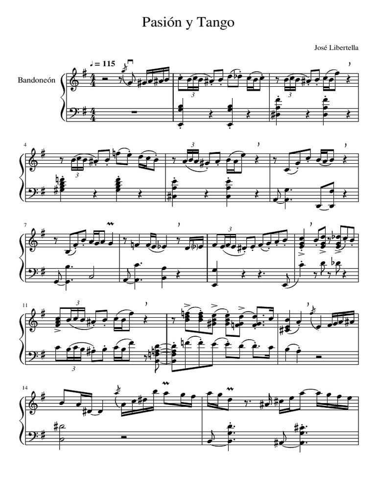 Pasión Y Tango (José Libertella) | PDF