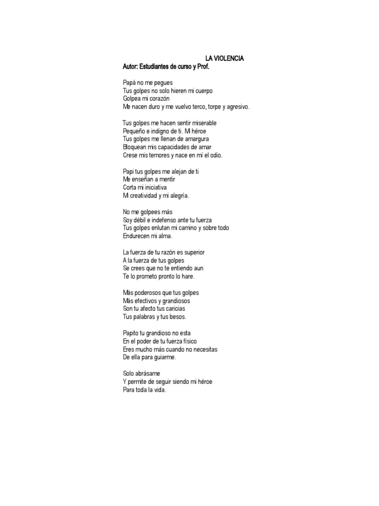 P. Violencia | PDF | Poesía