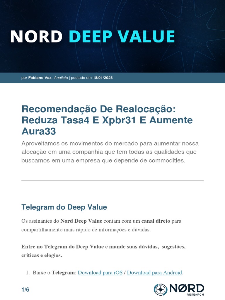 NORD - Deep Value | PDF