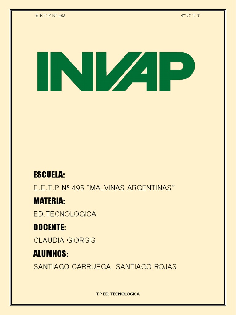 INVAP | PDF | Física nuclear | Tecnología nuclear
