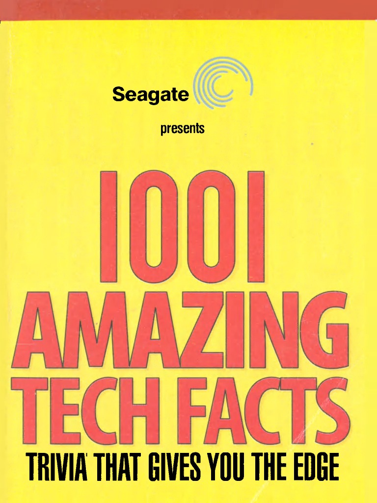 1001 Amazing Tech Facts | PDF | Computer Virus | Cyberspace