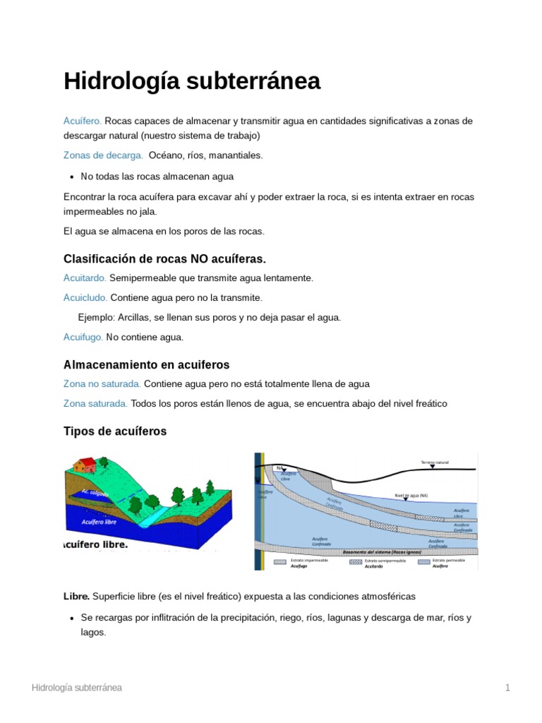 Guía de Hidrología Subterránea | PDF | Agua subterránea | Agua