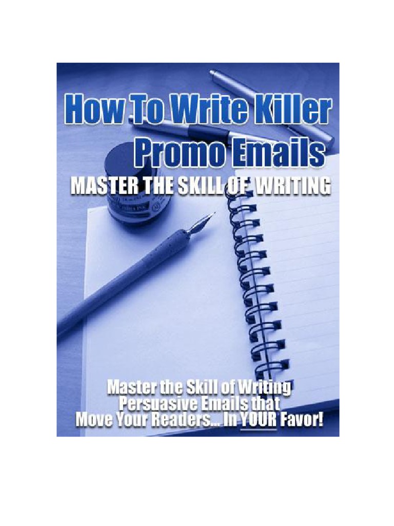 How To Write Killer Promo Emails | PDF | Promotion (Marketing) | Email Spam