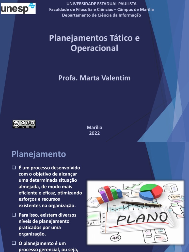 Planejamento Tatico Operacional-2 | PDF | Planejamento | Orçamento