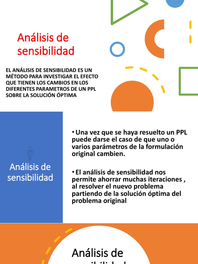 Presentación de Análisis de Sensibilidad | PDF