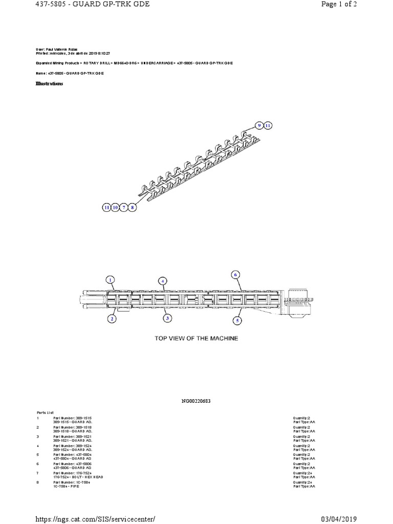 Illustrations: Expanded Mining Products ROTARY DRILL MD6640-DR6 ...
