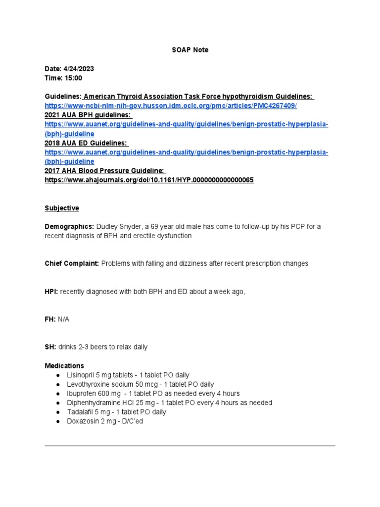 Soap Note 4 24 23 | PDF | Causes Of Death | Drugs