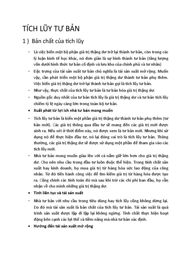 Tích Lũy Tư B N 1 | PDF
