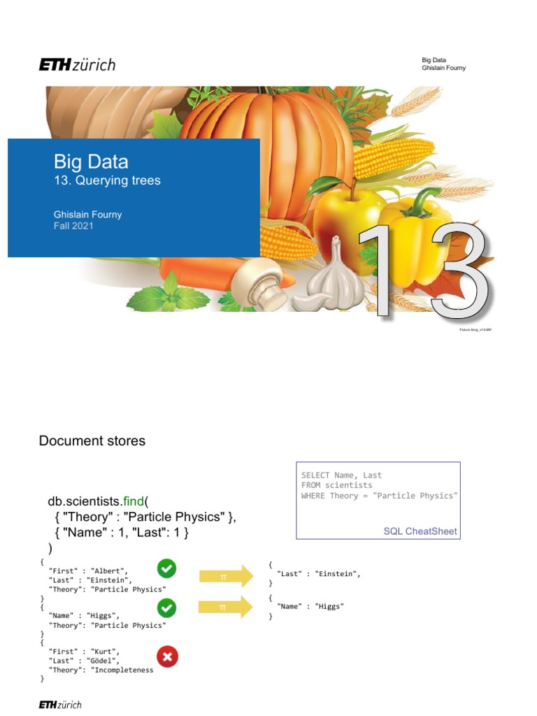 Big Data: 13. Querying Trees | PDF | Data Serialization Formats | Computing
