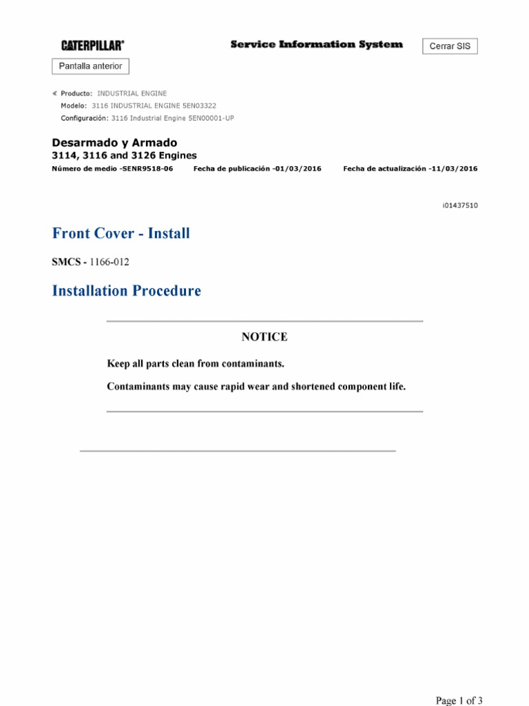 Front Cover - Install | PDF