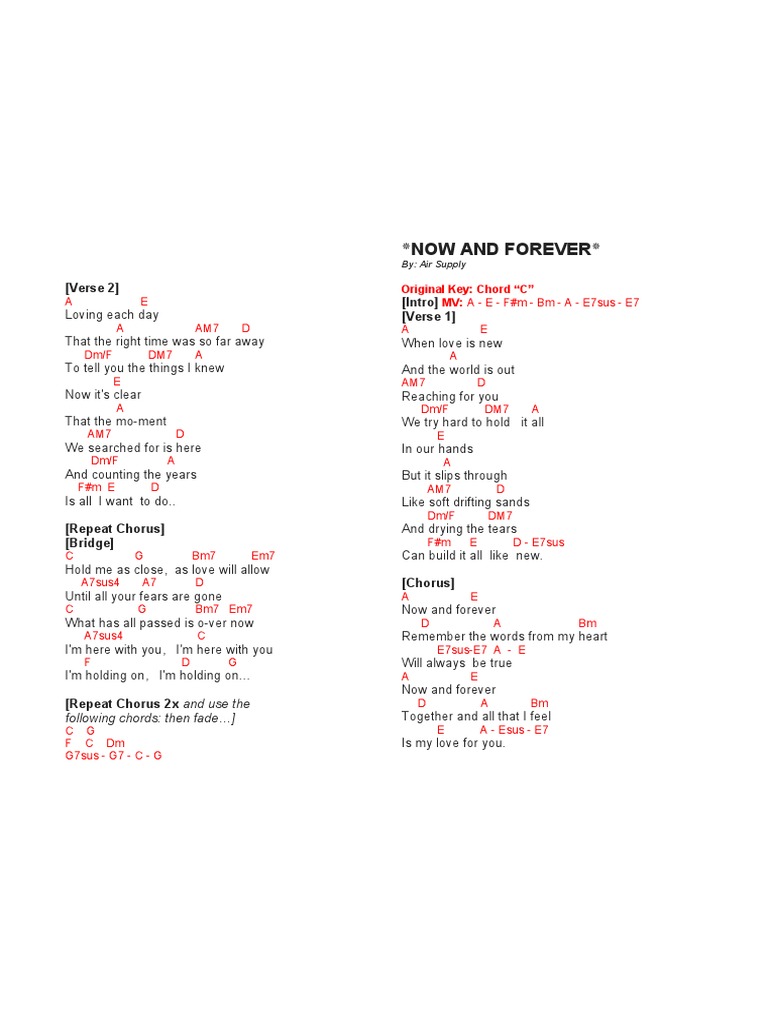 Now and Forever | PDF