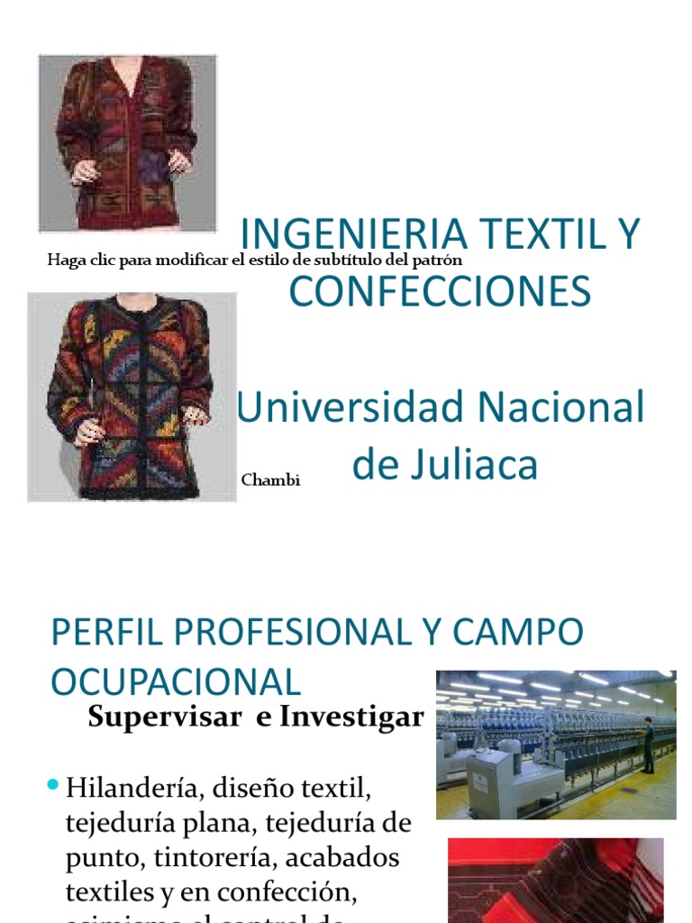 Ingeneria Textil y de Confección | PDF | Textiles | Materiales