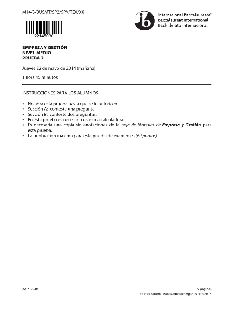 PRUEBA 2 SL Spanish | PDF | Proyecto conjunto | Salario