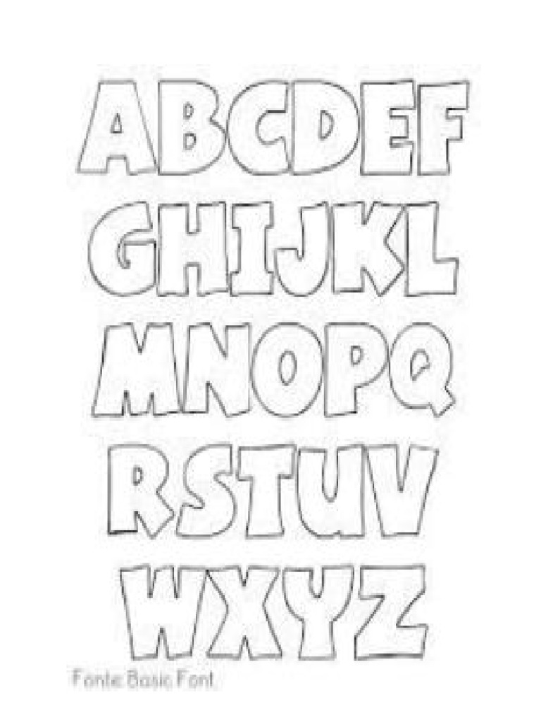 Letras para Imprimir | PDF