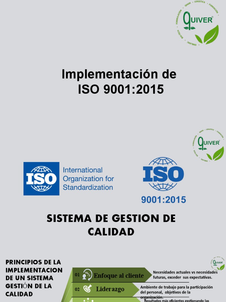 SGC Iso 9001 | PDF | Calidad (comercial) | Economias