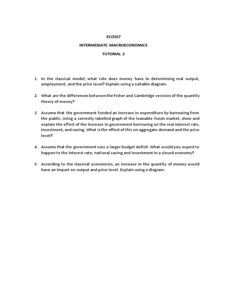 Exploring the Impact of Monetary and Fiscal Policy Changes on ...