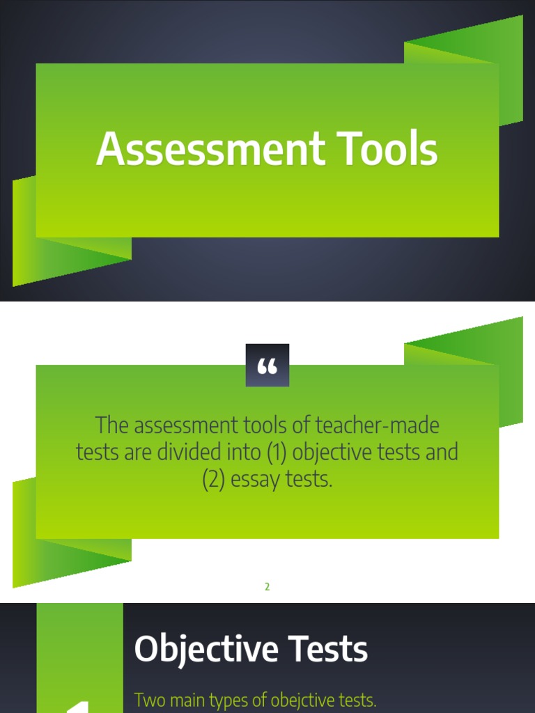 Assessment Tools | PDF | Multiple Choice | Educational Assessment