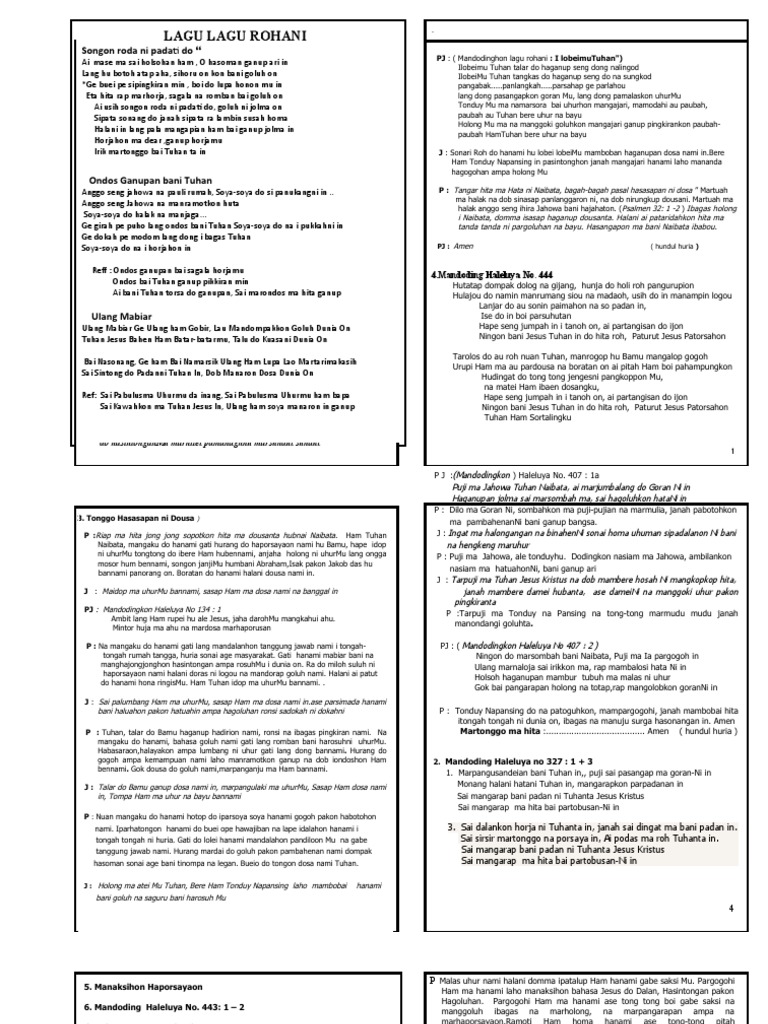 TATA IBADAH Penutup Retreat. | PDF