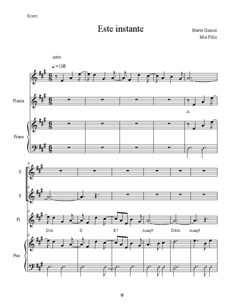 Este Instante (Lead Sheet) | PDF