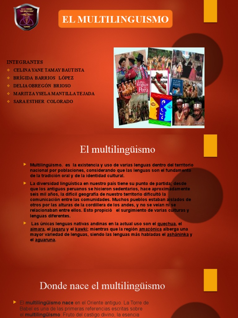 Tema Multilinguismo | PDF | Multilingüismo | Comunicación humana