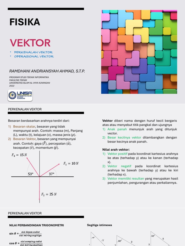 Pertemuan Ke-2 Vektor | PDF