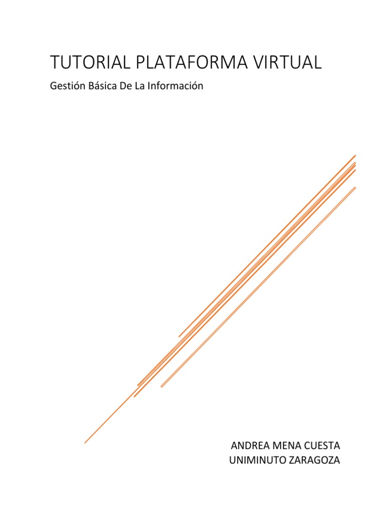 Tutorial Plataforma Aula Virtual. | PDF | Salón de clases | Aprendizaje