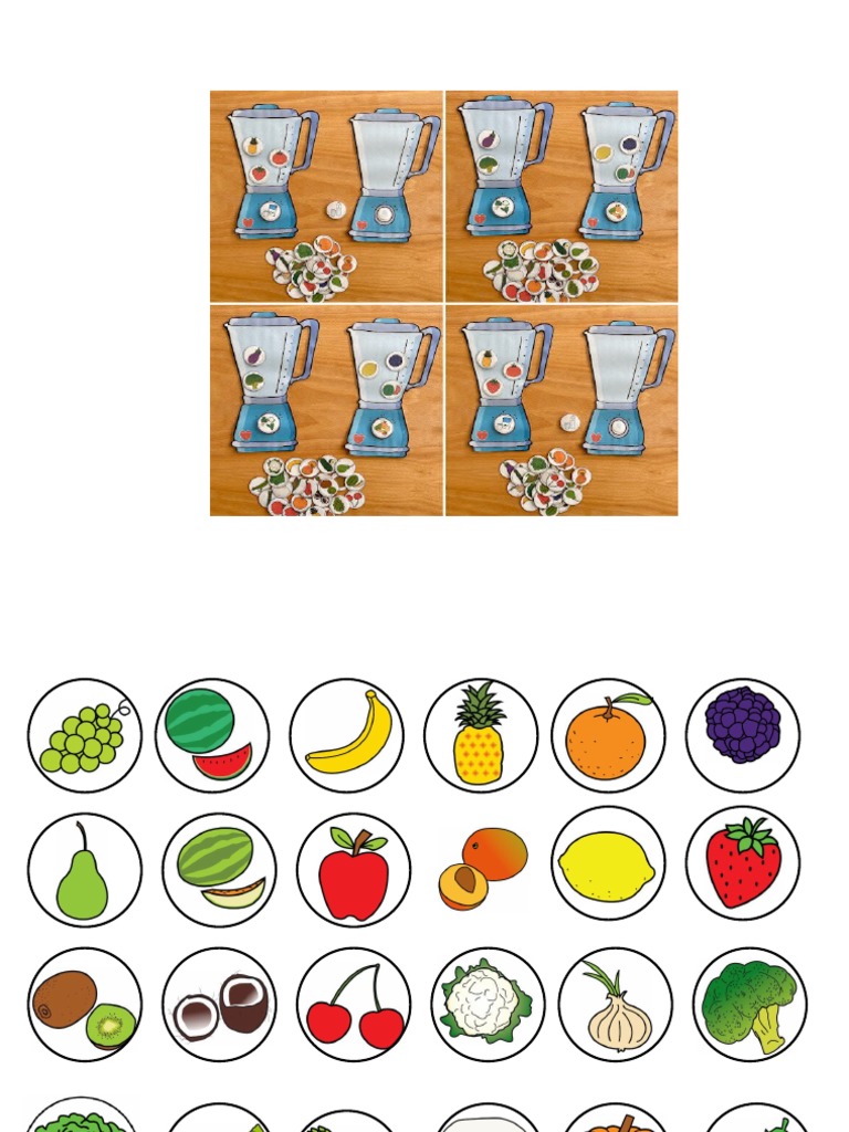 Clasificar Frutas y Verduras | PDF