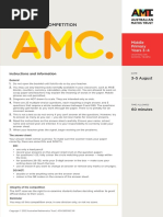 2023 AMC Answer | PDF