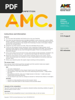 2023 AMC Answer | PDF
