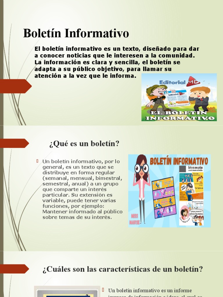 Boletín Informativo | PDF