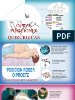 Posiciones Quirúrgicas en Enfermería | PDF | Cirugía | Medicina CLINICA