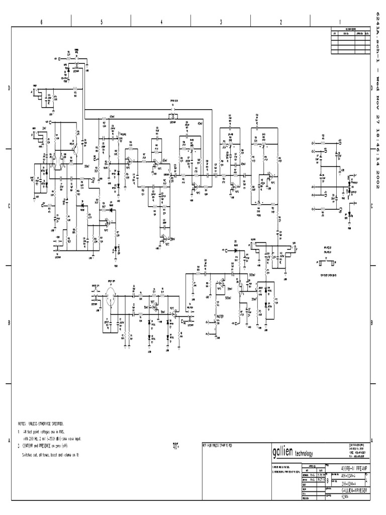 400rb-Iv Preamp Board PN# 206-0241 | PDF | Electrical Equipment ...
