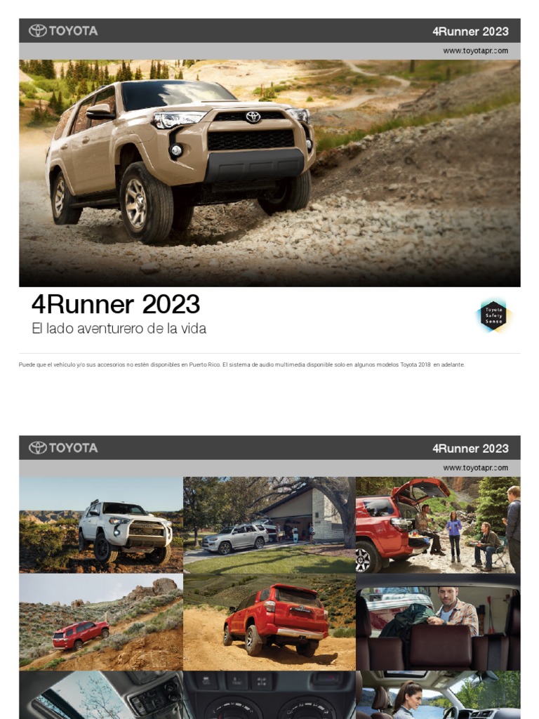 Configuraciones De 4runner 2023