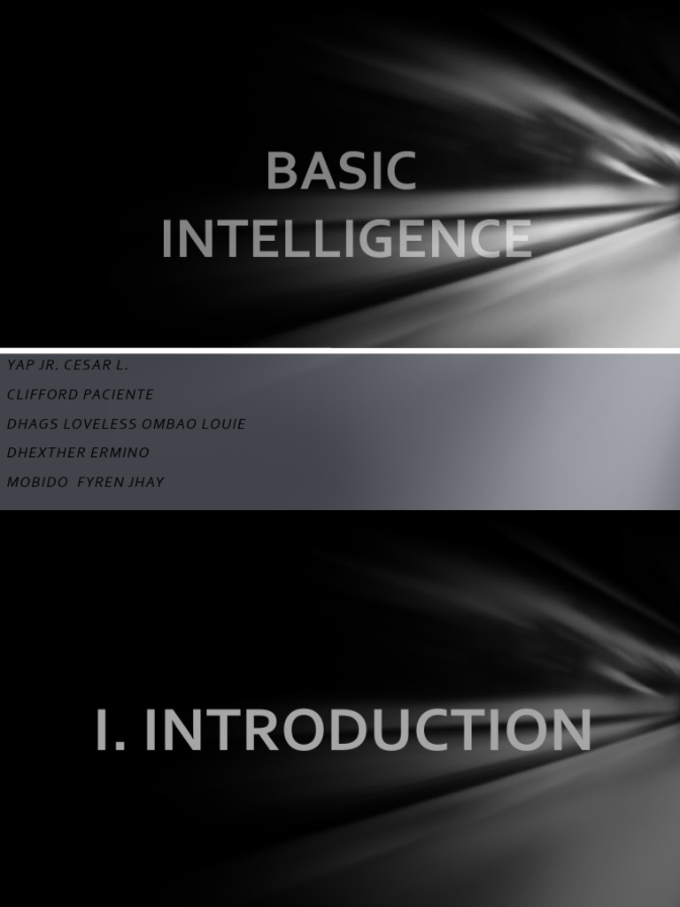 PPT-26 Basic BLK Intelligence 3 | Download Free PDF | Military Intelligence | Information