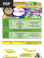 Grade 3 General Class Program Class Program Teachers Program | PDF ...