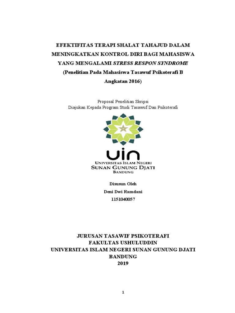 Proposal Fix DENI | PDF | Pengembangan Diri