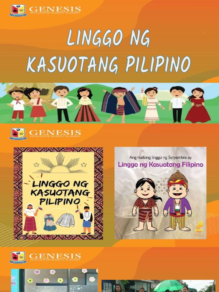 Linggo NG Kasuotang Pilipino | PDF