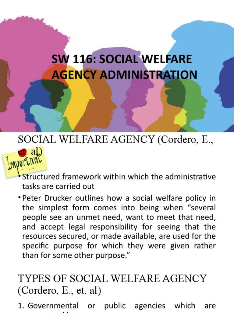 SW 116: Social Welfare Agency Administration | Download Free PDF ...
