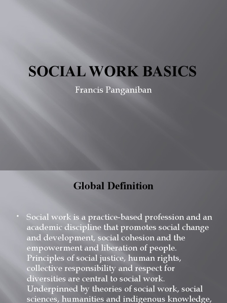 Basic FOundations of Social Work | PDF | Social Work | Empowerment