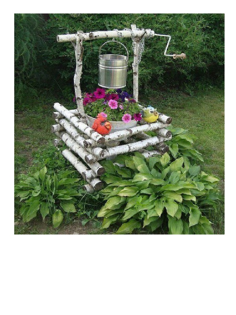 декоративный колодец | PDF