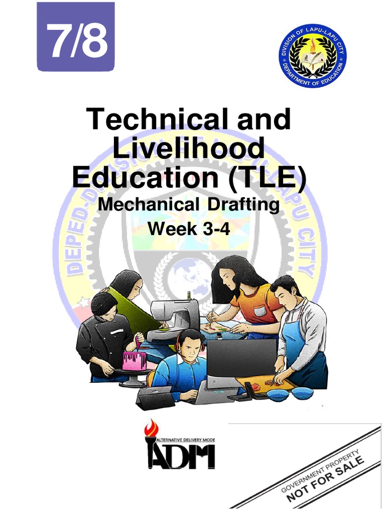 TLE7-8 ICT-Mechanical Drafting W3-4 | PDF | Learning | Triangle