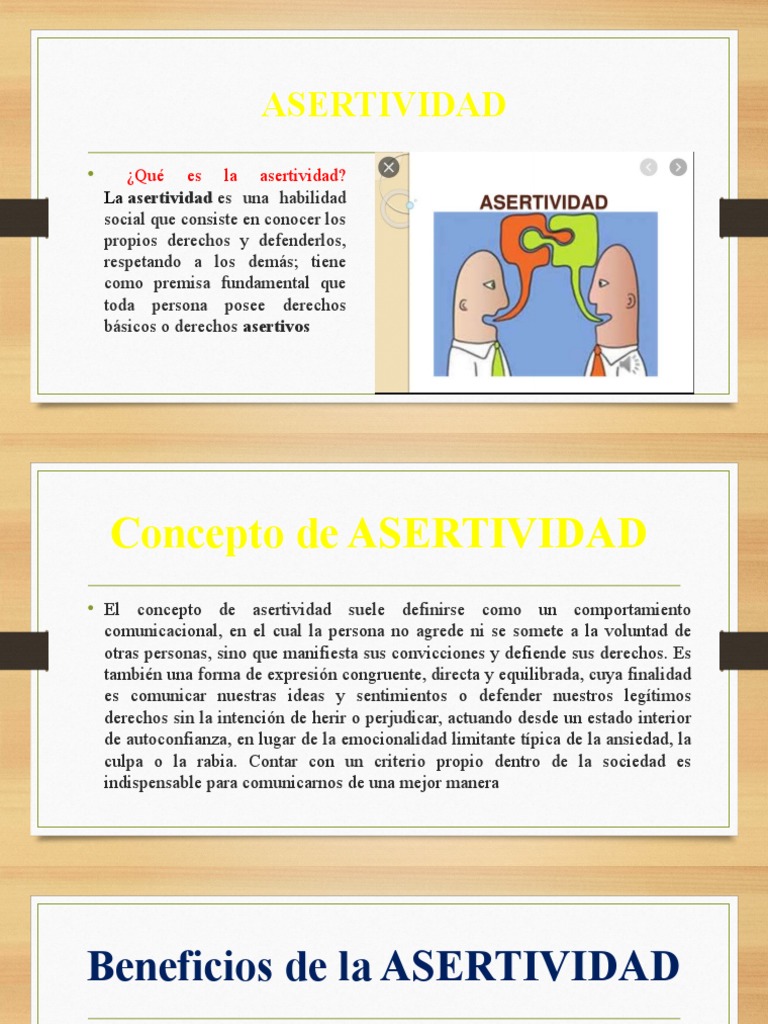 ASERTIVIDAD | PDF
