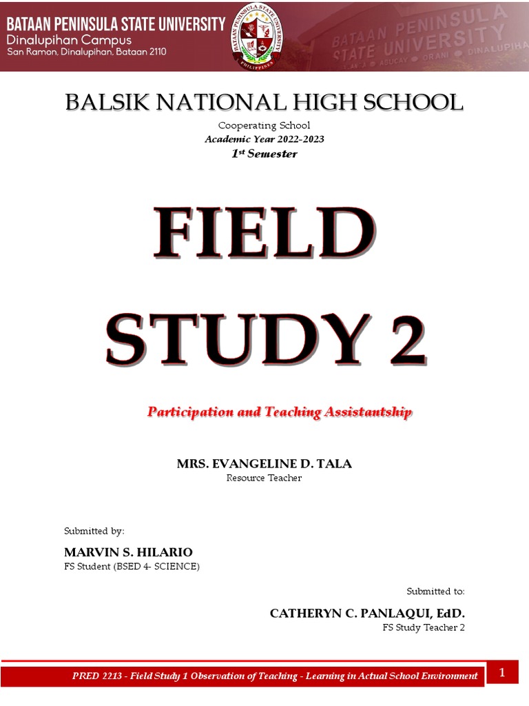 Hilario-Marvin S - FS2 - E-Portfolio-Final | PDF | Teachers | Educational Assessment