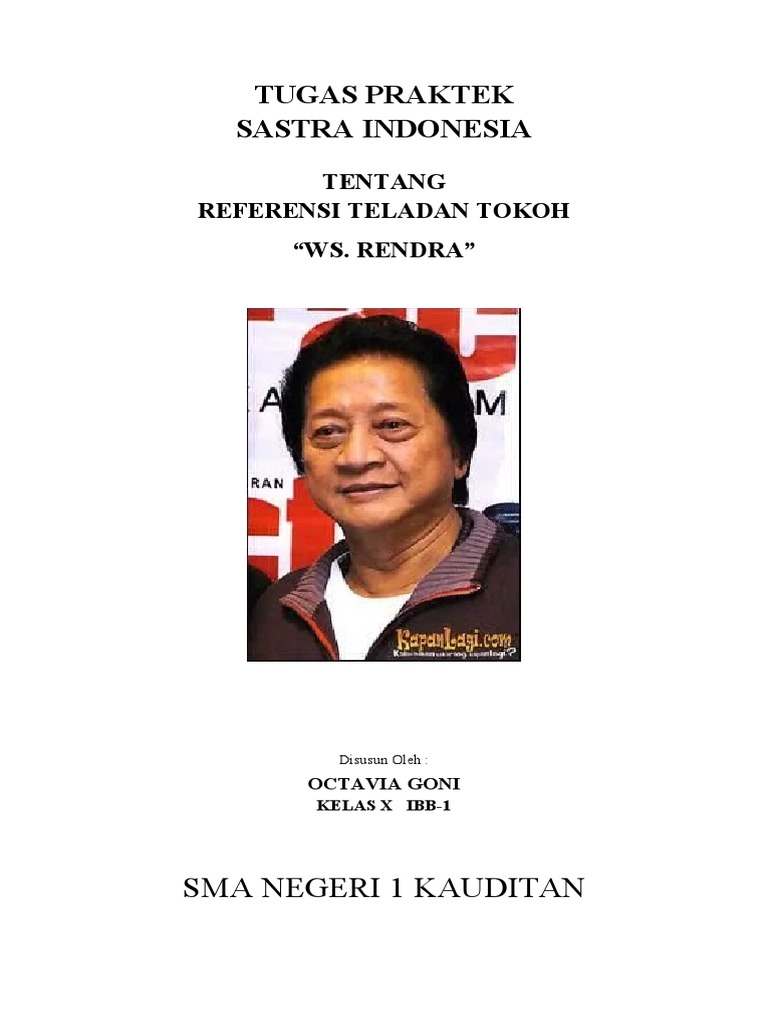 Biografi WS RENDRA23 | PDF | Seni