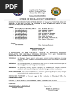 2021 Barangay Resolution No. 7 - A RESOLUTION FOR COVERED COURT | PDF ...