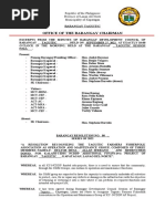 Barangay Cbjip Sample | PDF | Child Abuse | Violence