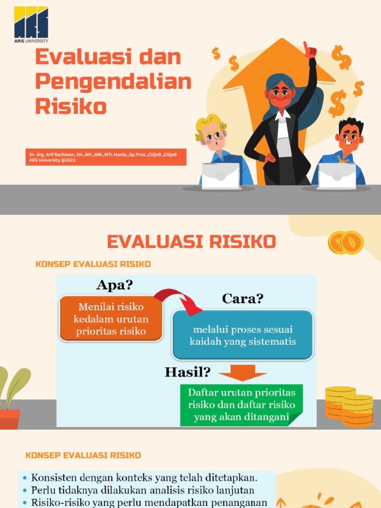 Materi.3 Evaluasi Dan Pengendalian Risiko | PDF | Karier & Perkembangan | Pengelolaan Keuangan ...