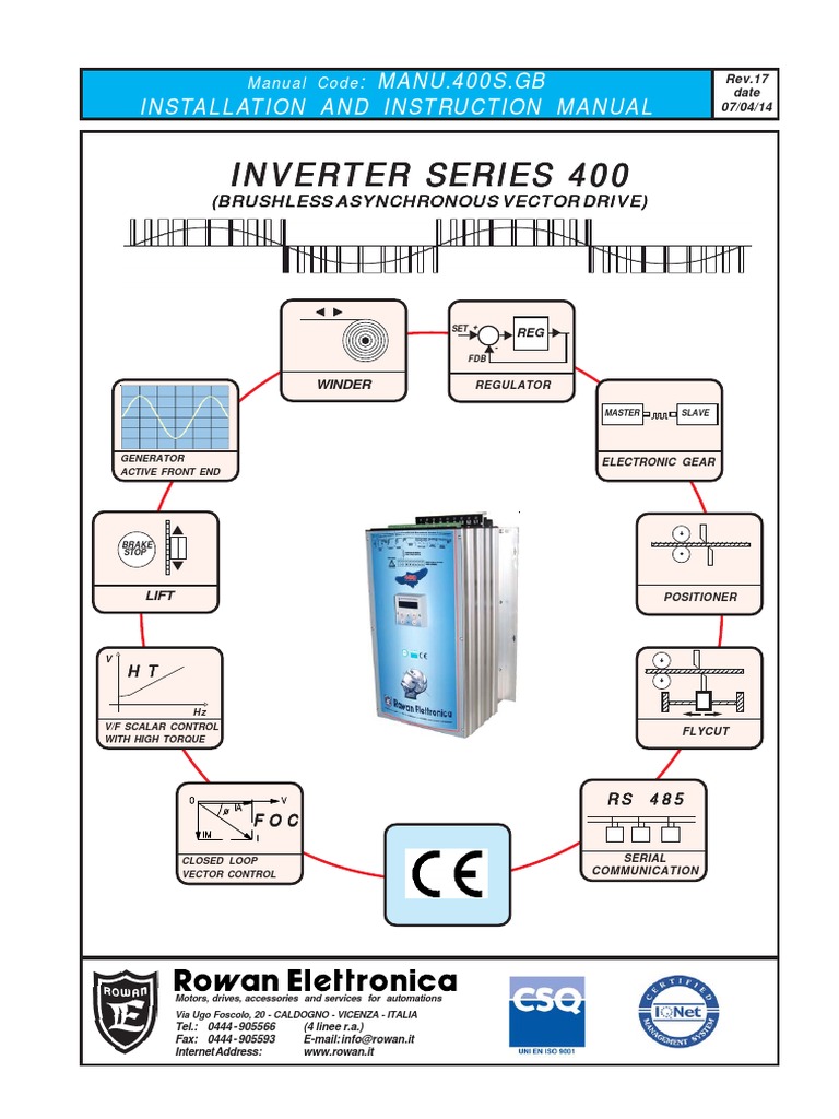 Inverter Series 400 Inverter Series 400 Inverter Series 400 Inverter Series 400 Inverter Series ...